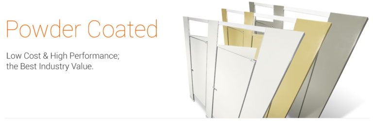 Powder Coated Steel Toilet Partitions - Newton Distributing